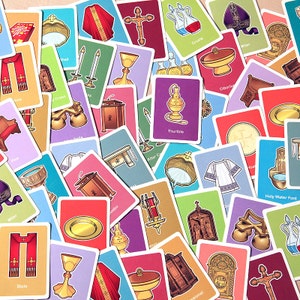 Catholic Mass Liturgical Vocabulary Memory Match Card Game (volume I ...