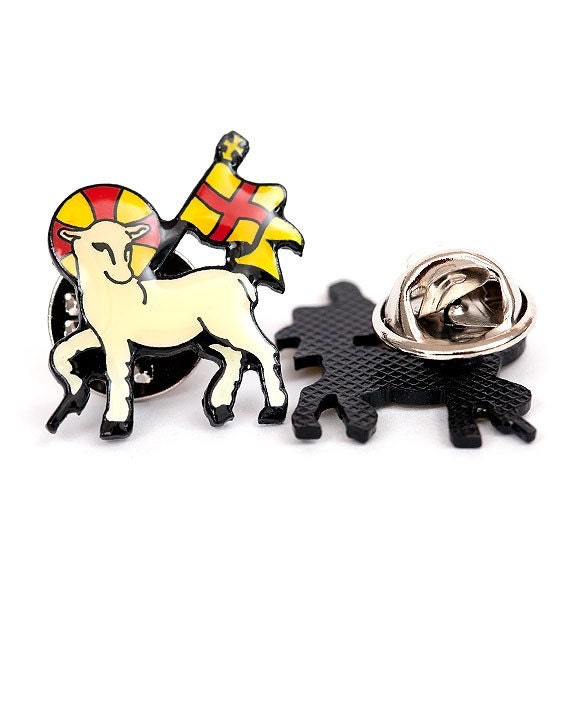 5-pak Catholic Agnus Dei Lapel Pin - Etsy