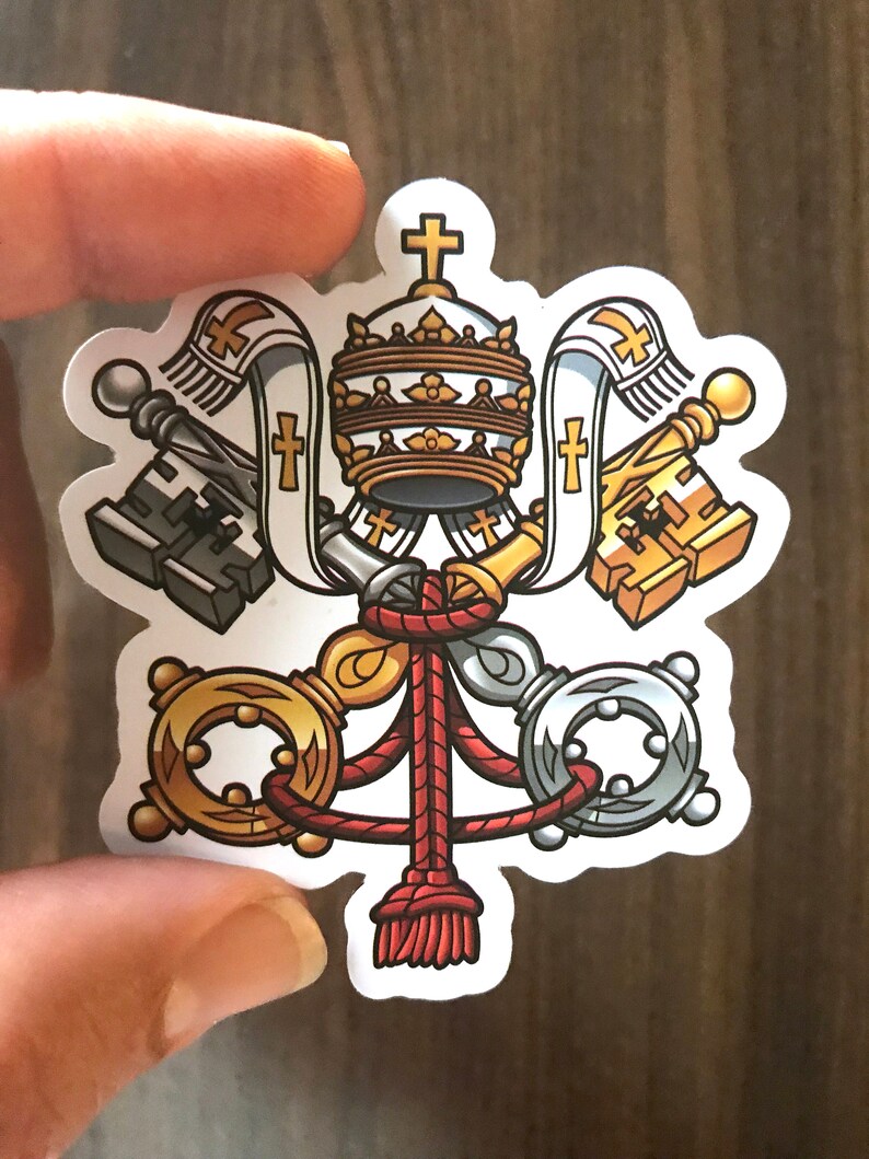 6 Pack Catholic Vinyl Sticker Decals - Etsy