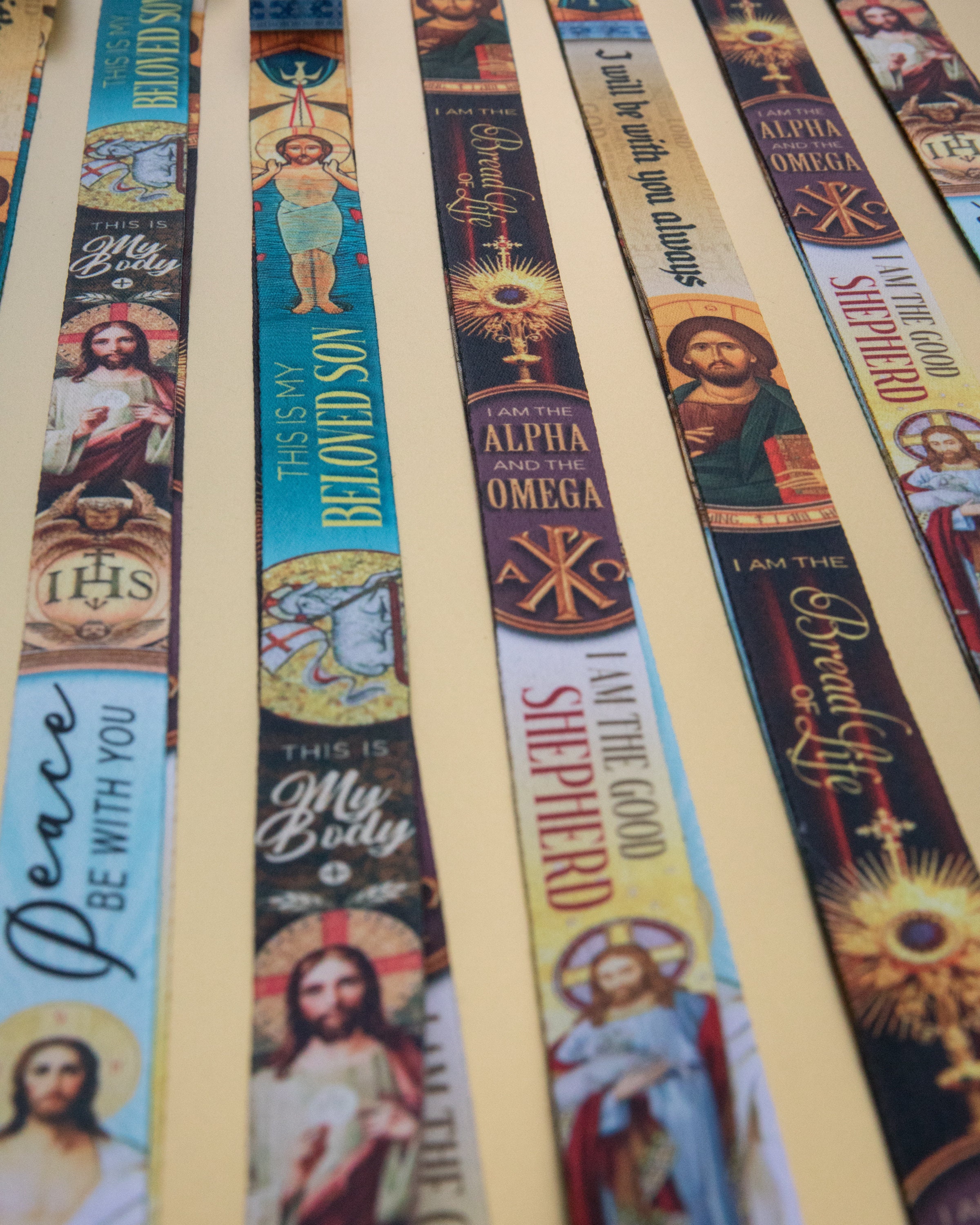 Jesus Christ Catholic Lanyard Son of God ID Badge Holder Roman | Etsy