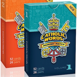Catholic Mass Liturgical Vocabulary Memory Match Card Game (volume I ...