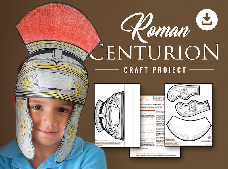 Catholic Centurion Helmet Lesson Art Craft Activity DIY Downloadable ...