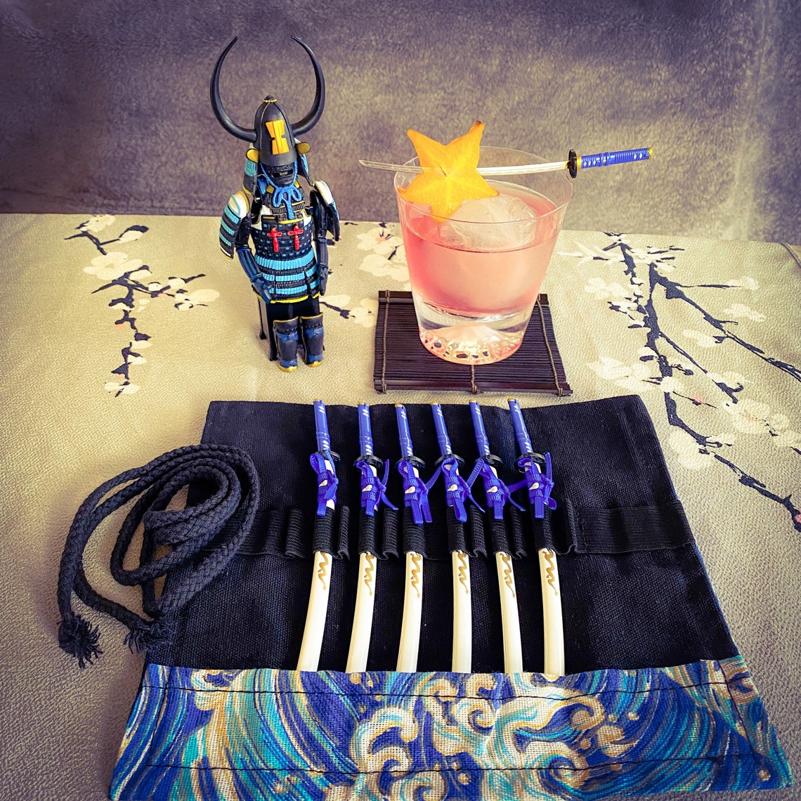 Mini Katana Sword Collectable Cocktail Garnish Set | Etsy