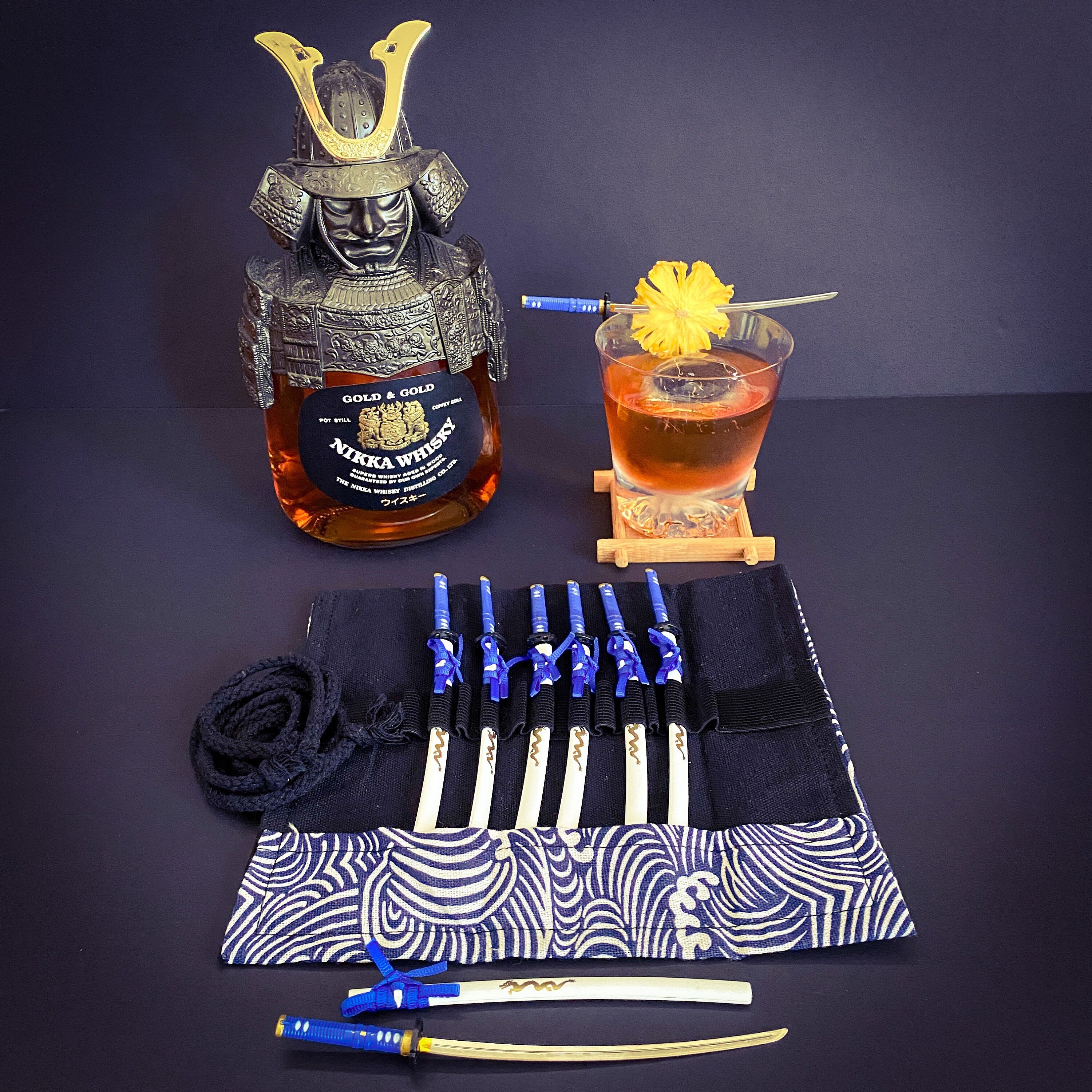 Mini Katana Sword Collectable Cocktail Garnish Set - Etsy