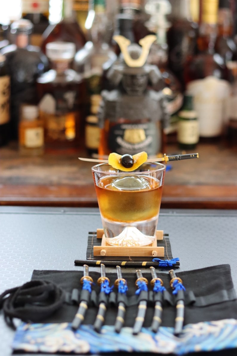 Mini Katana Sword Collectable Cocktail Garnish Set - Etsy