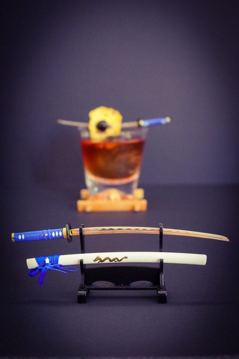 Mini Katana Sword Collectable Cocktail Garnish Set | Etsy