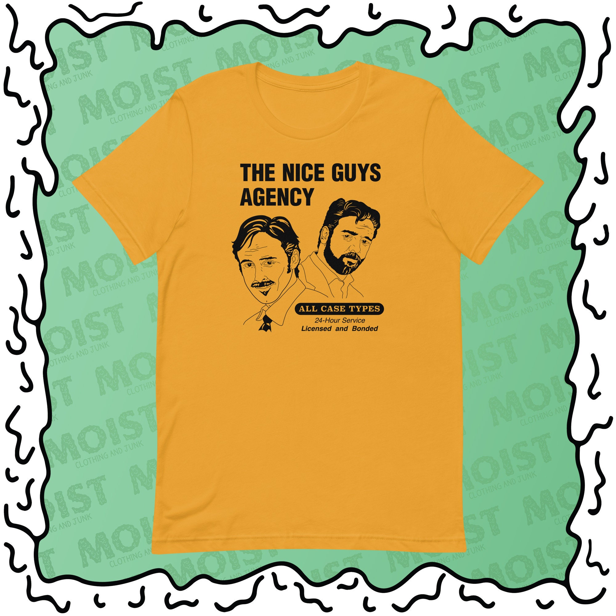The Nice Guys Agency - Front Tee - Etsy