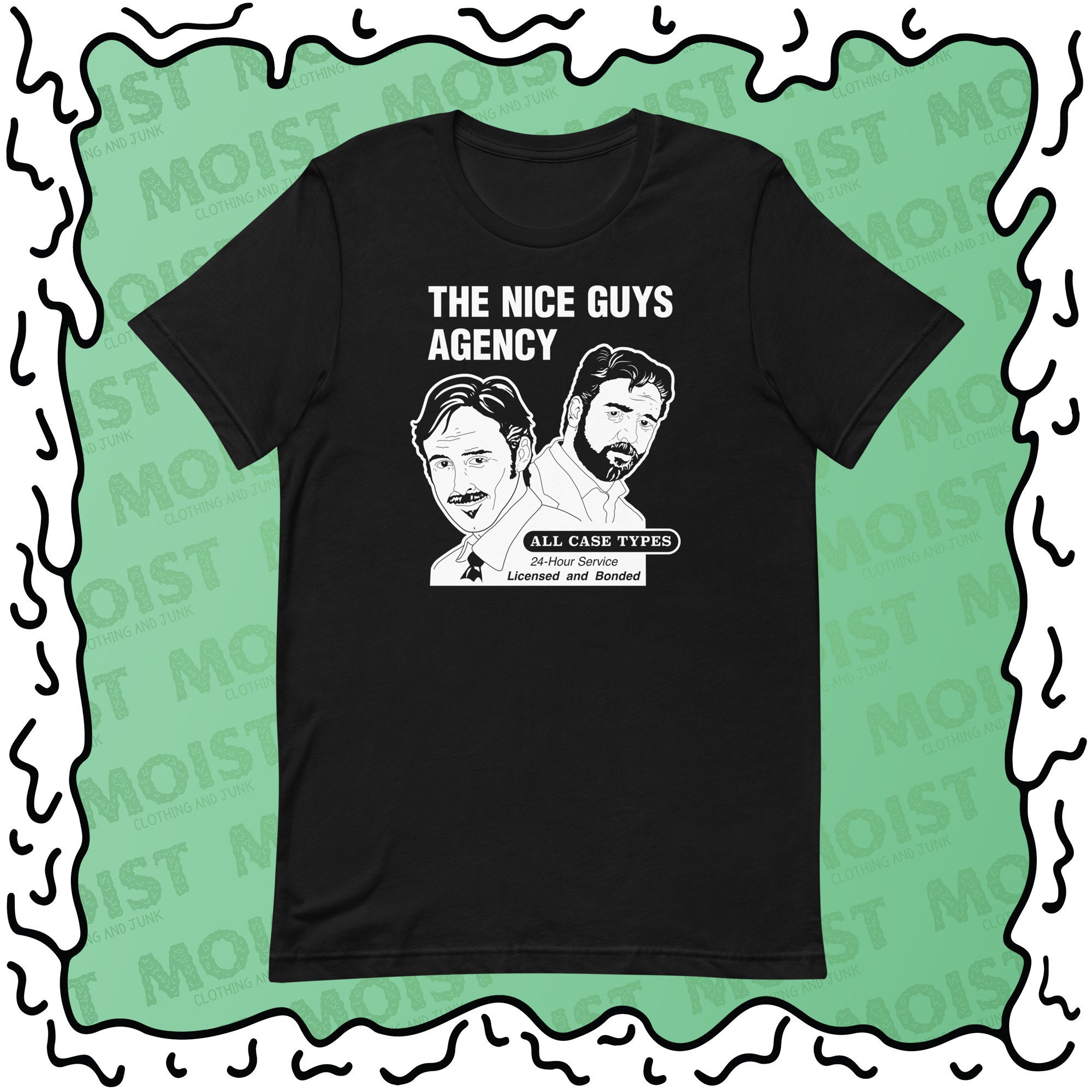 The Nice Guys Agency - Front Tee - Etsy