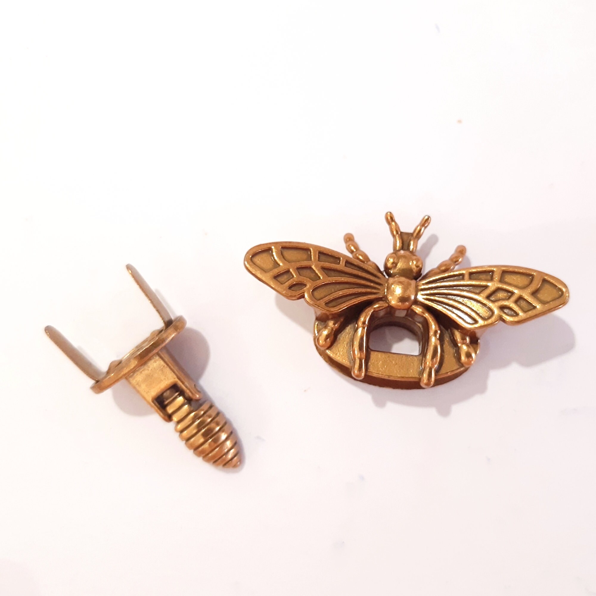Gold Bee Twist Lock for Purses and Bags - Etsy Australia