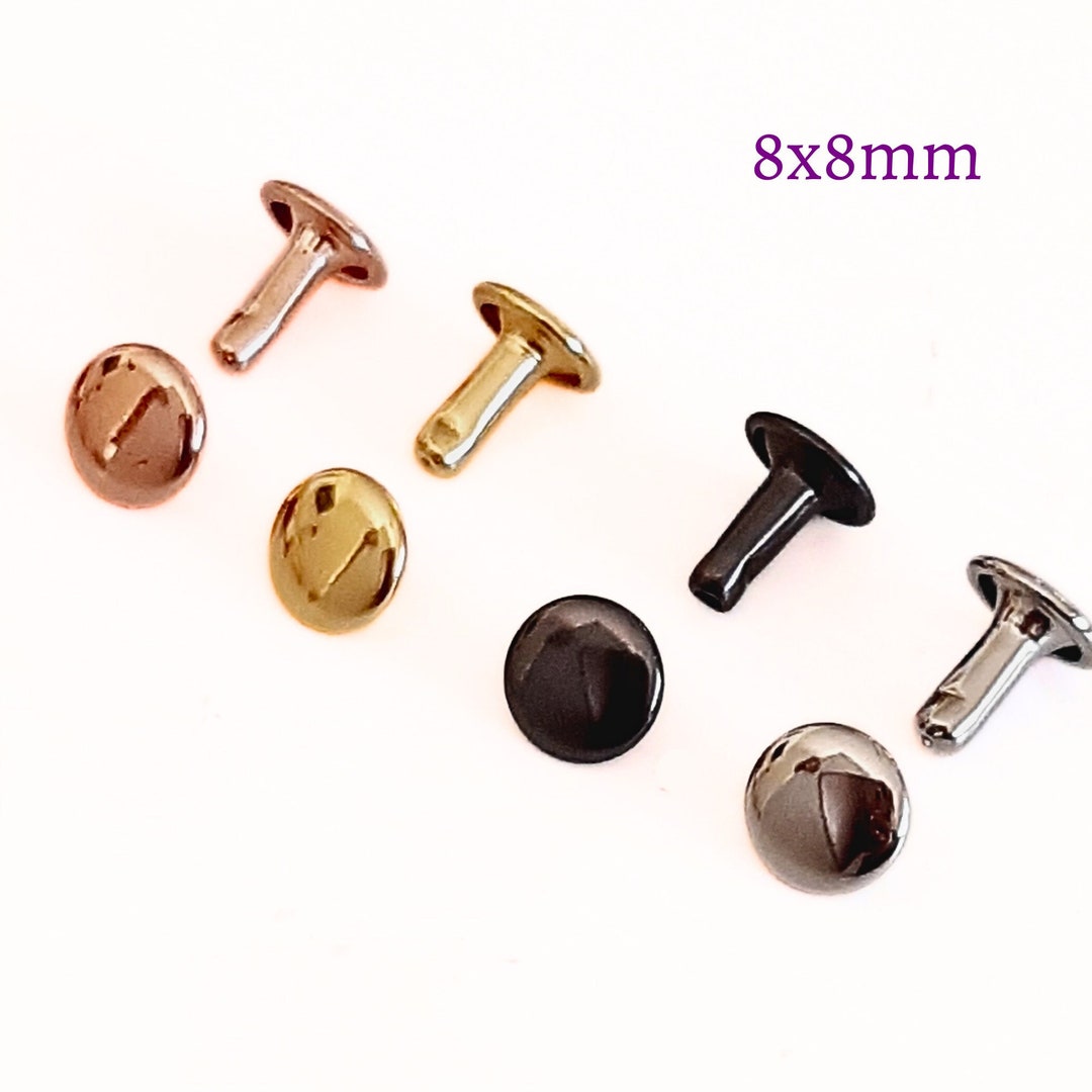 8x8mm Double Capped Rivets | Bag Rivets | Double Capped Rivets for ...