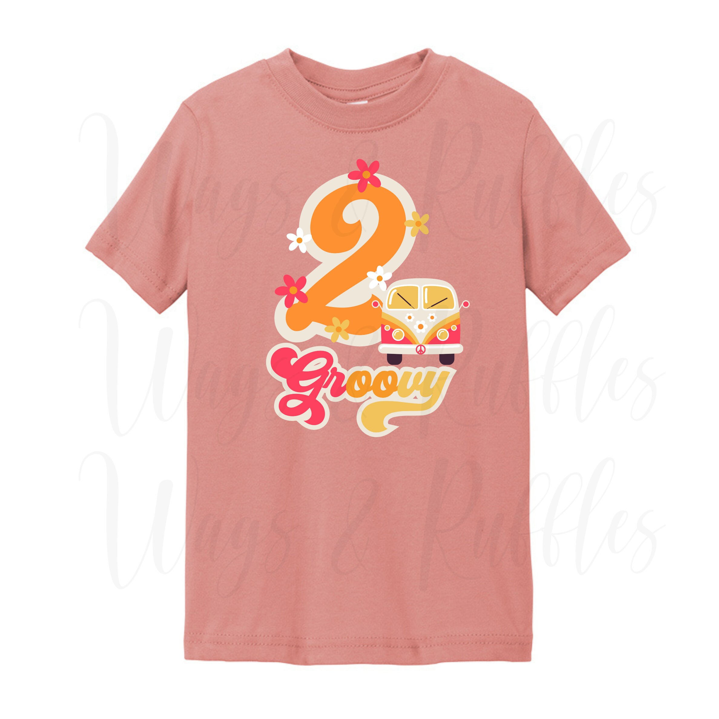 Two Groovy Png, 2 Groovy Girl Png, 2nd Groovy Birthday Shirt Png Family ...