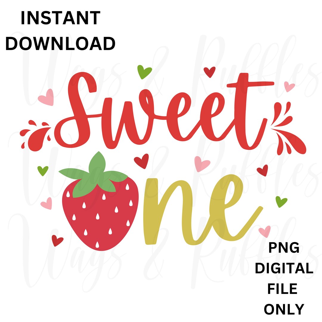 Sweet One Png, One Berry Sweet Girl Png, 1st Berry Sweet Birthday Shirt ...