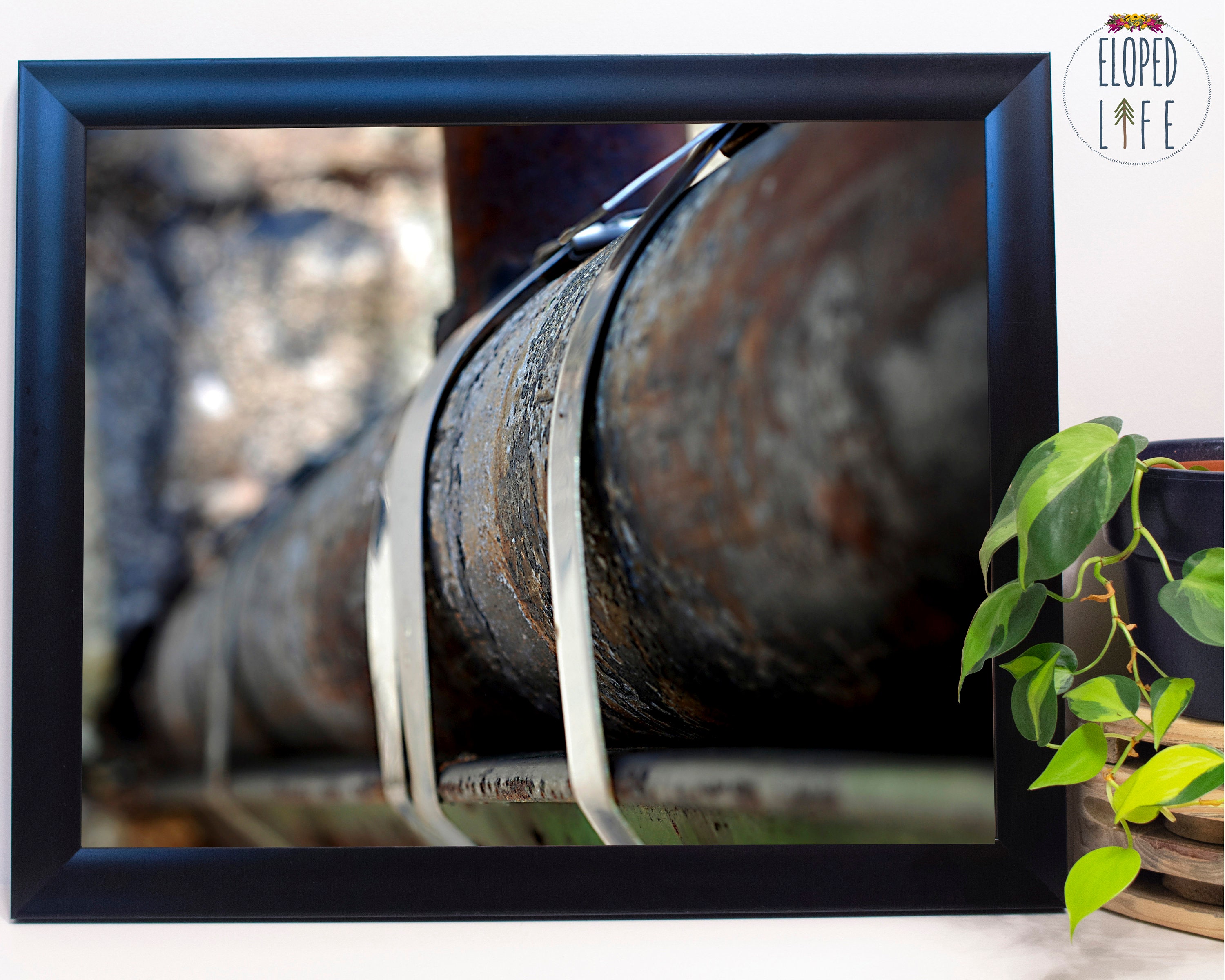 Rusty Pipe Industrial Wall Art Photograph Grand Rapids - Etsy