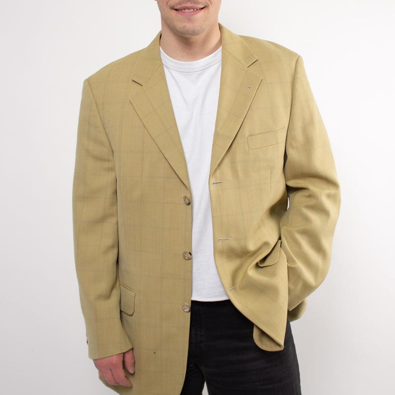 Mens Checked Blazers - Etsy