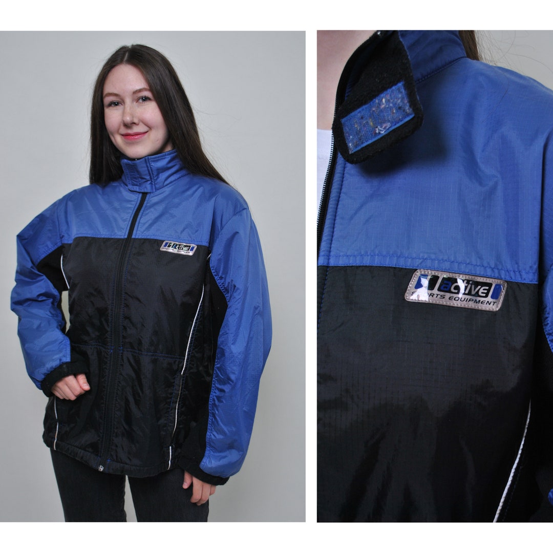 90s Fleece Jacket, Sherpa Work Wear Shacket LARGE Size 90s Casual Sport ...