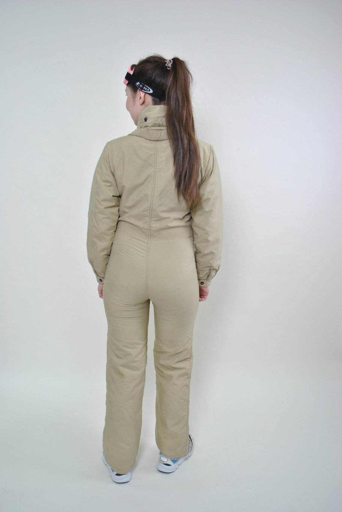 Retro One Piece Ski Suit 80s Snowsuit MEDIUM Size Minimalist - Etsy