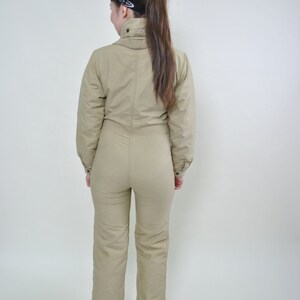 Retro One Piece Ski Suit 80s Snowsuit MEDIUM Size Minimalist - Etsy