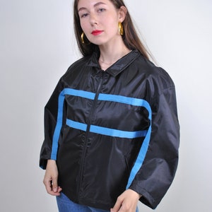 90s Racing Jacket, Racing Club Blazer, MEDIUM Size BRS Black Sport Wear ...