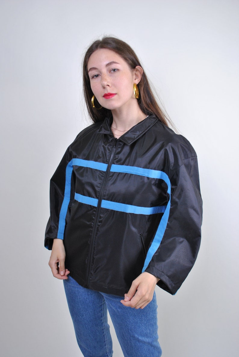 90s Racing Jacket Racing Club Blazer MEDIUM Size BRS Black - Etsy