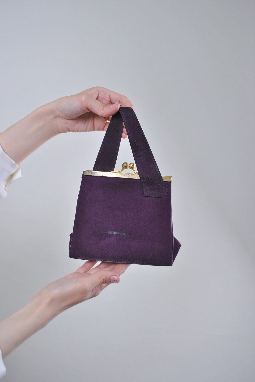 Vintage Evening Purple Mini Bag - Etsy