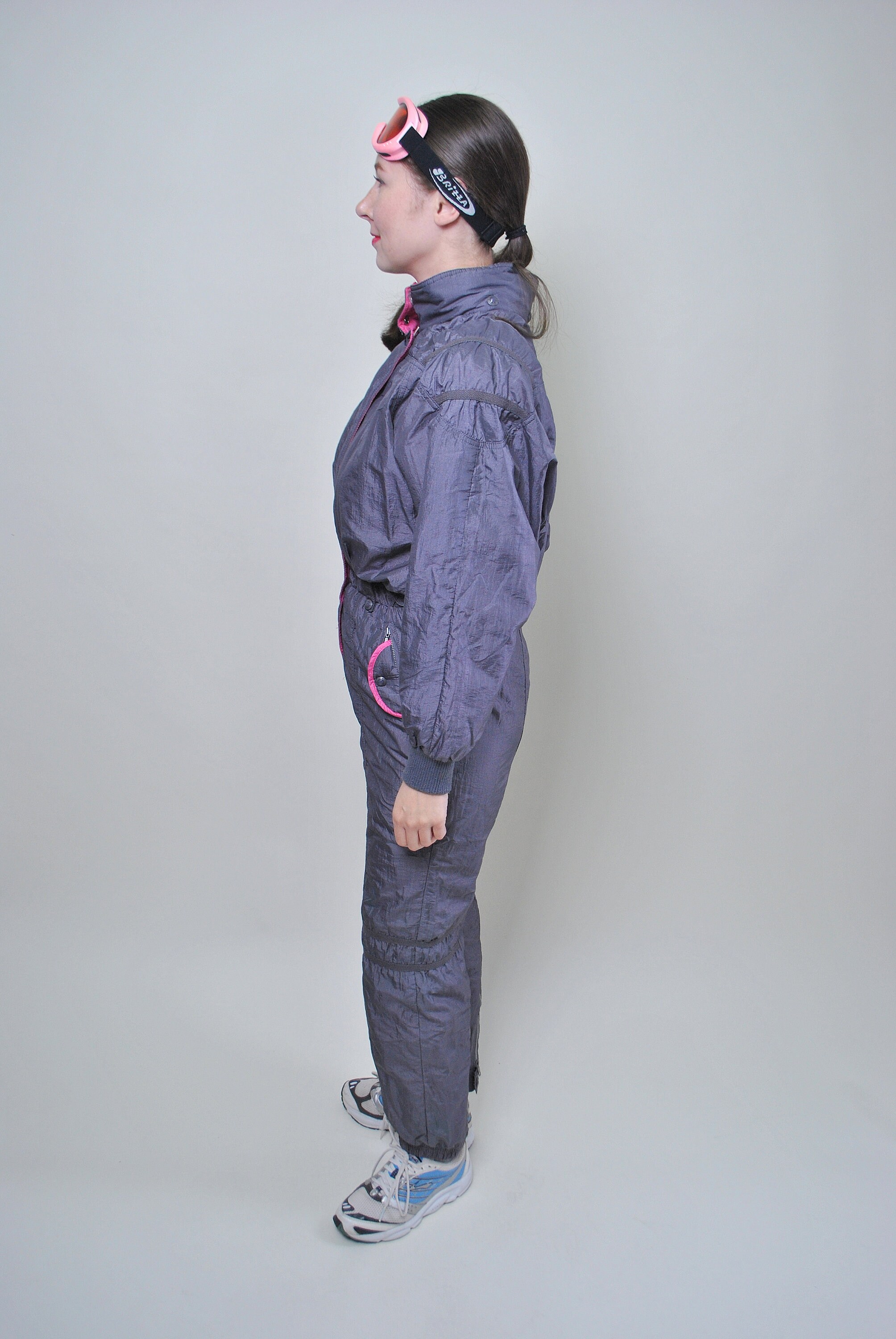 80s One Piece Ski Suit Retro Snowsuit in Women MEDIUM Size - Etsy