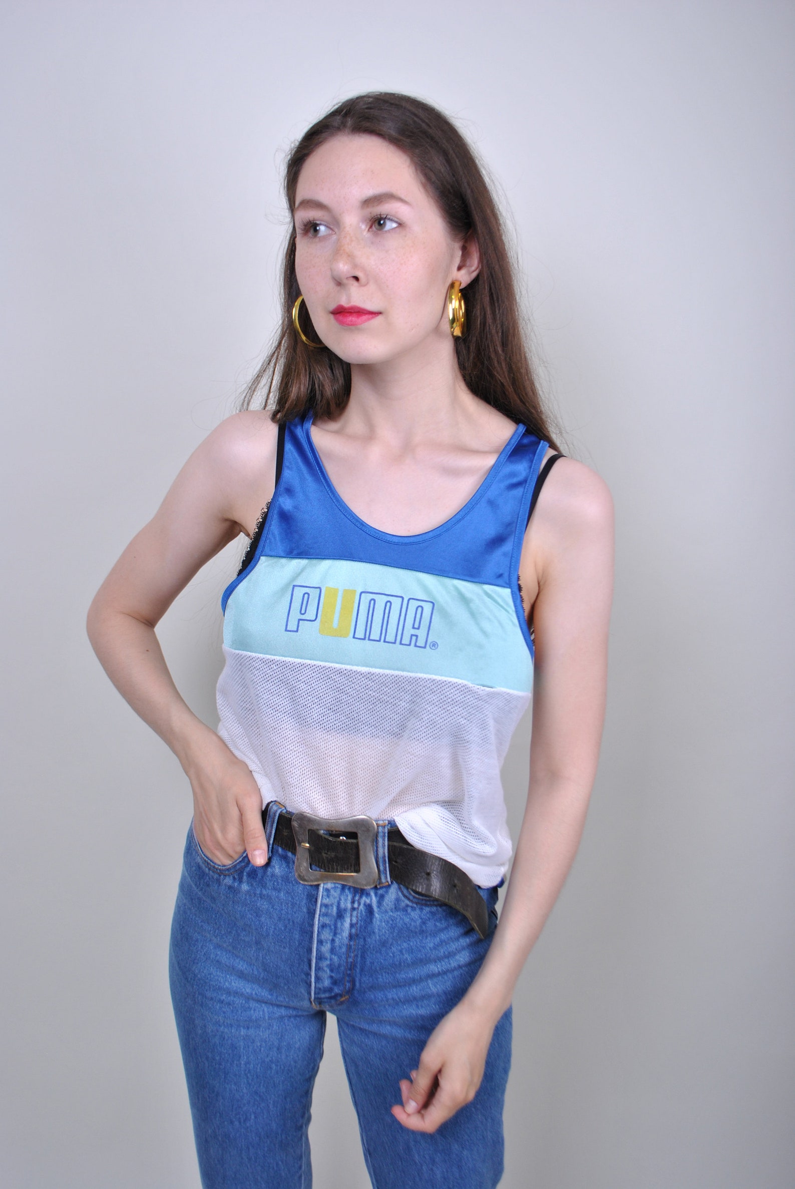 Woman 90s Sport Tank Top Size S - Etsy