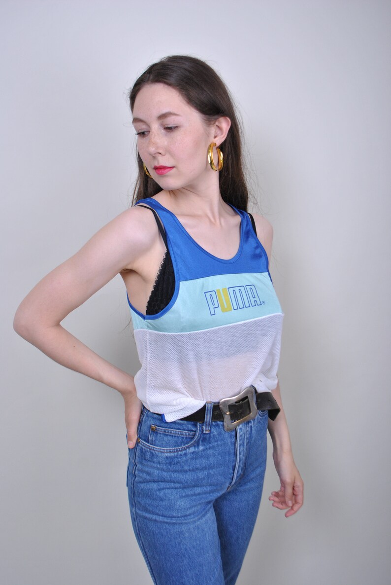 Woman 90s Sport Tank Top Size S - Etsy