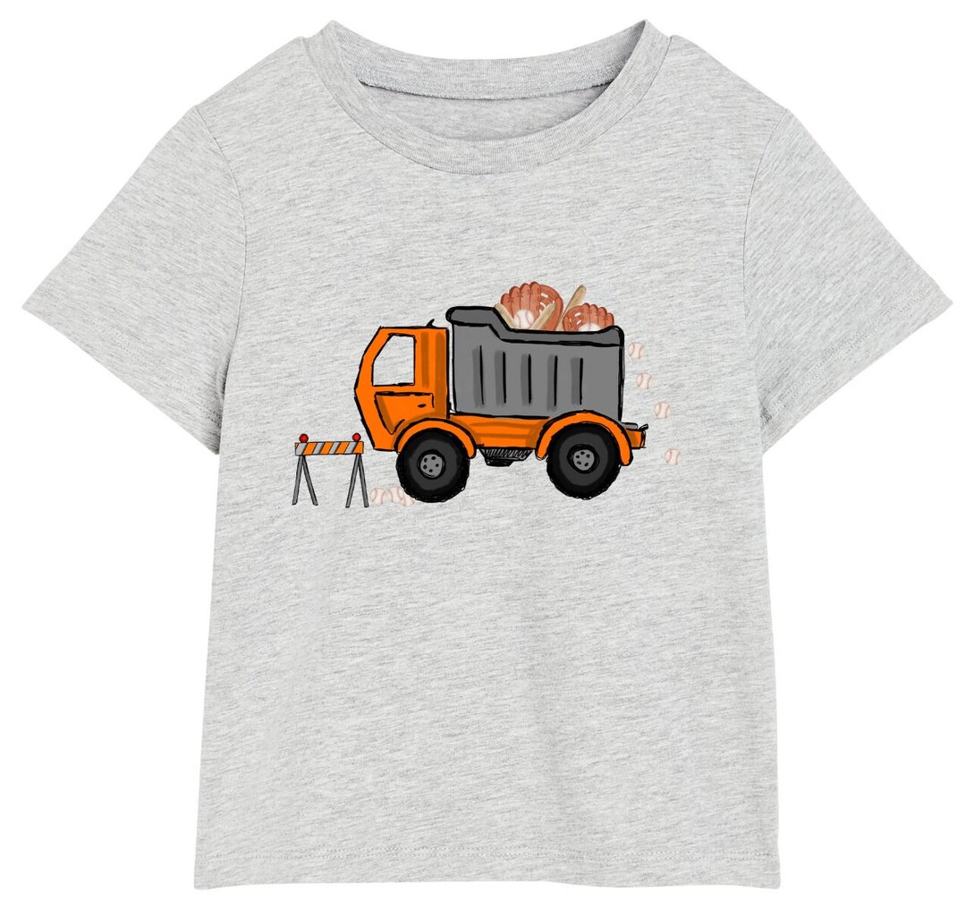 Construction Baseball Design, PNG, Sublimation, Boys Digital Designs ...