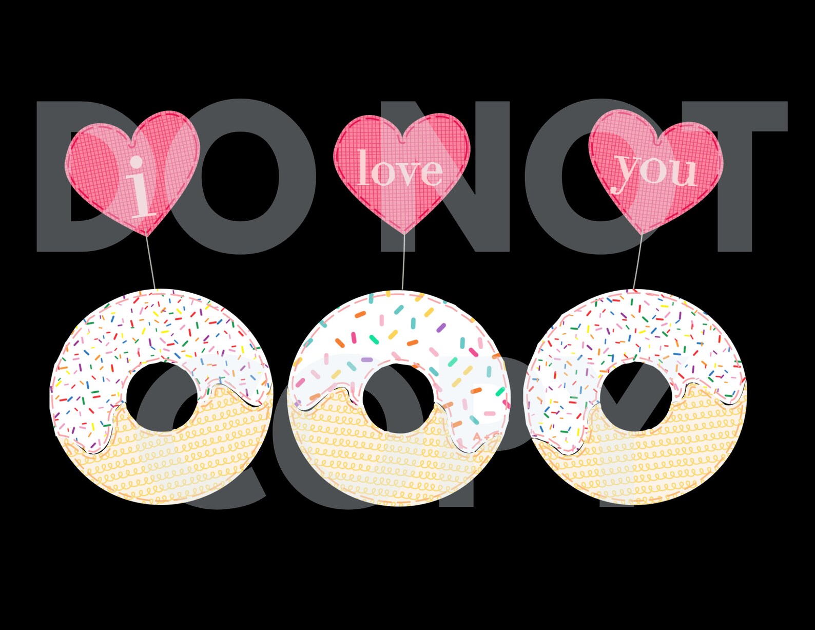 Valentines Day Donut PNG: Cute for School Valentines Day Kids and ...