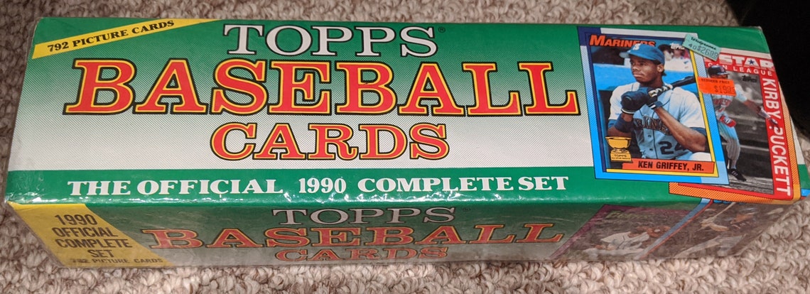 Unopened Complete Set 1990 Topps Baseball Cards | Etsy