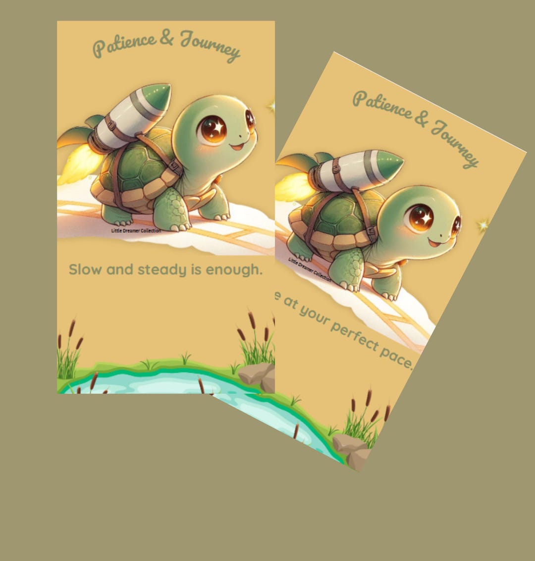 Dreamer Turtle, Patience & Journey Collection: PDF Affirmations Adds ...