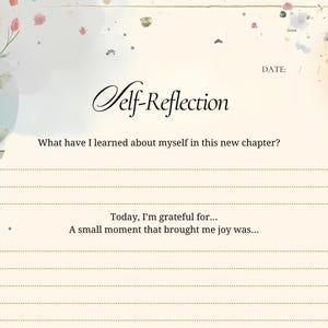 Downloadable Postpartum Self-reflection Journal: Guided Prompts for New ...