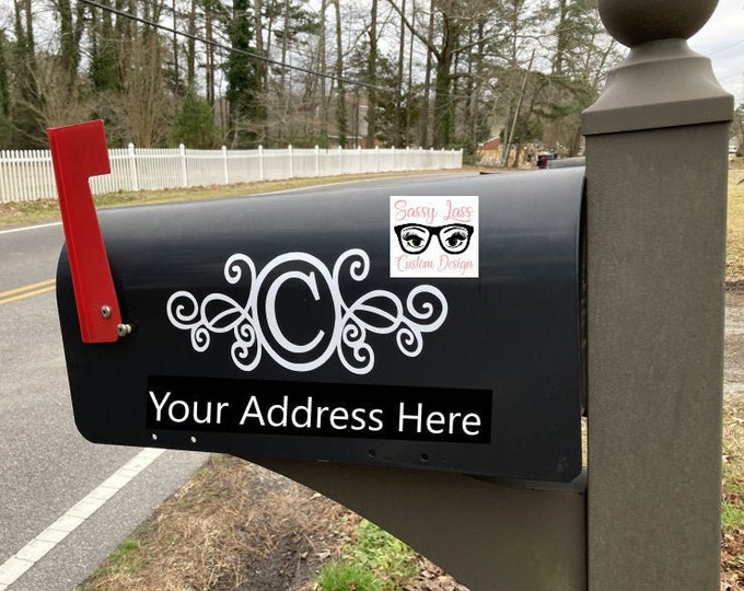 Custom Mailbox Vinyl Decals Decals for Mailbox Mailbox Labels Postbox ...