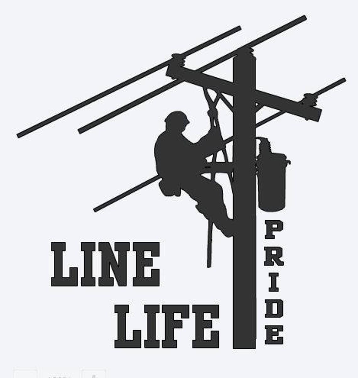 Lineman's Pole Permanent Vinyl Decal - Etsy