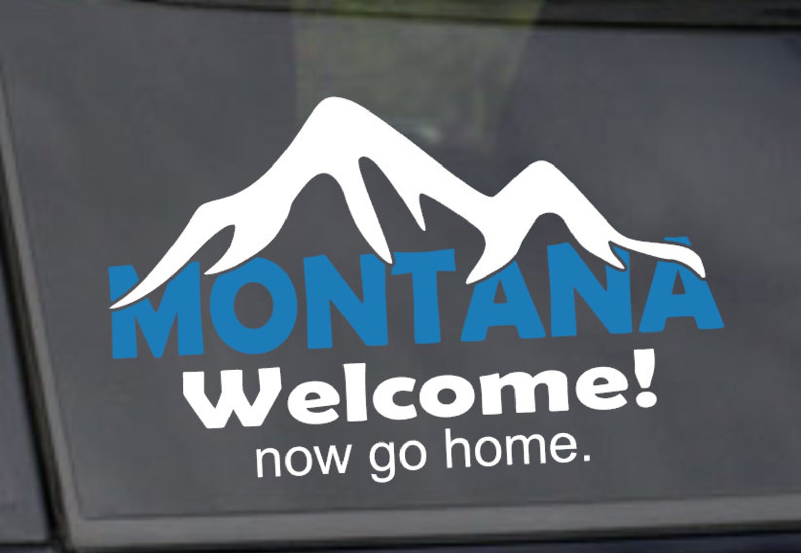 Montana Permanent Vinyl Decal / Big Sky Country / Mountain Decal / 406 ...