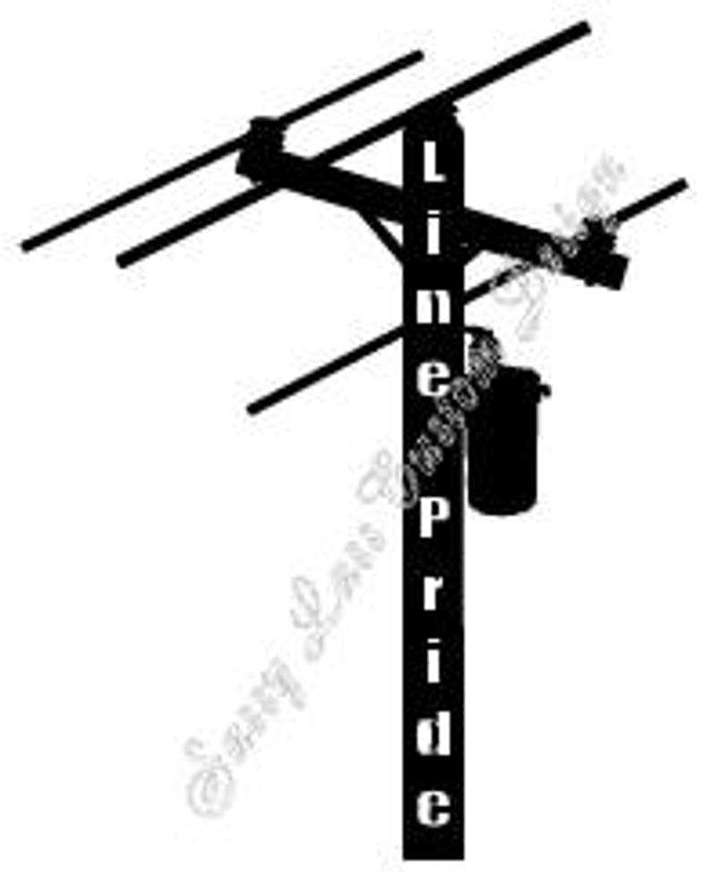 Lineman's Pole Permanent Vinyl Decal - Etsy