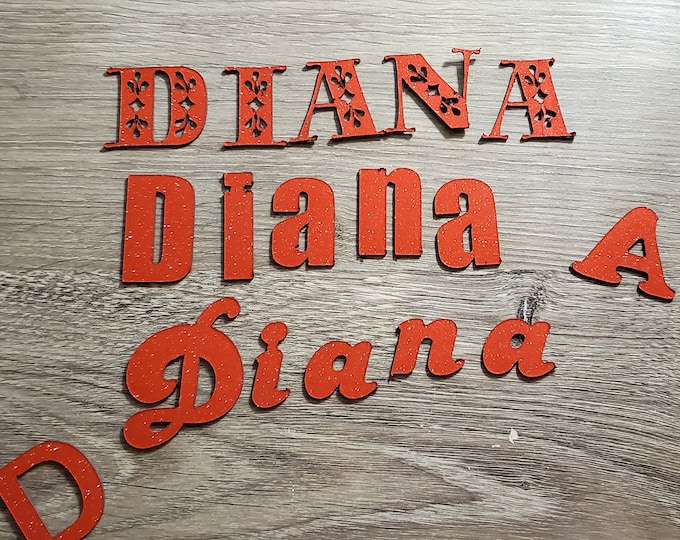 Magnetic Letters: Custom Name, Initials, Monogram - Etsy