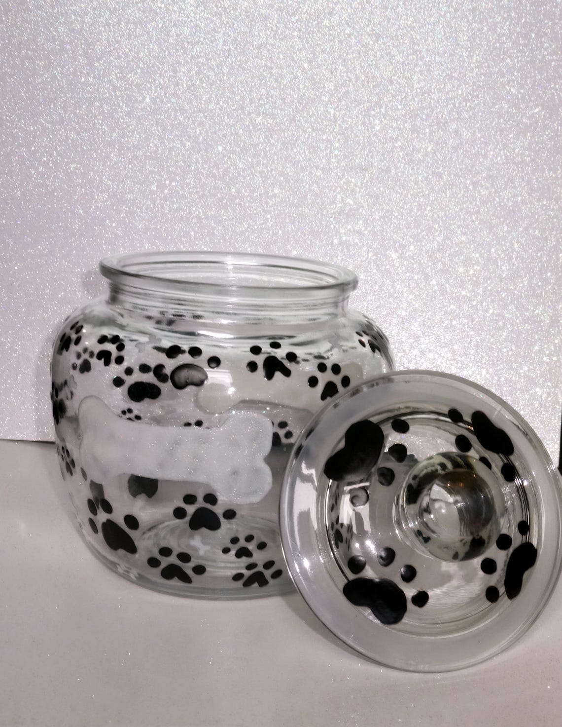 Paws and Bones Treat Jar - Etsy
