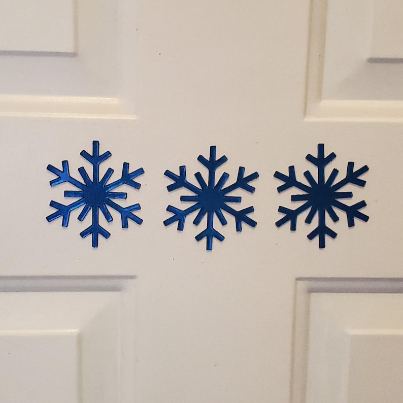 Snowflake Magnets (multiple Colors to Choose From) - Etsy