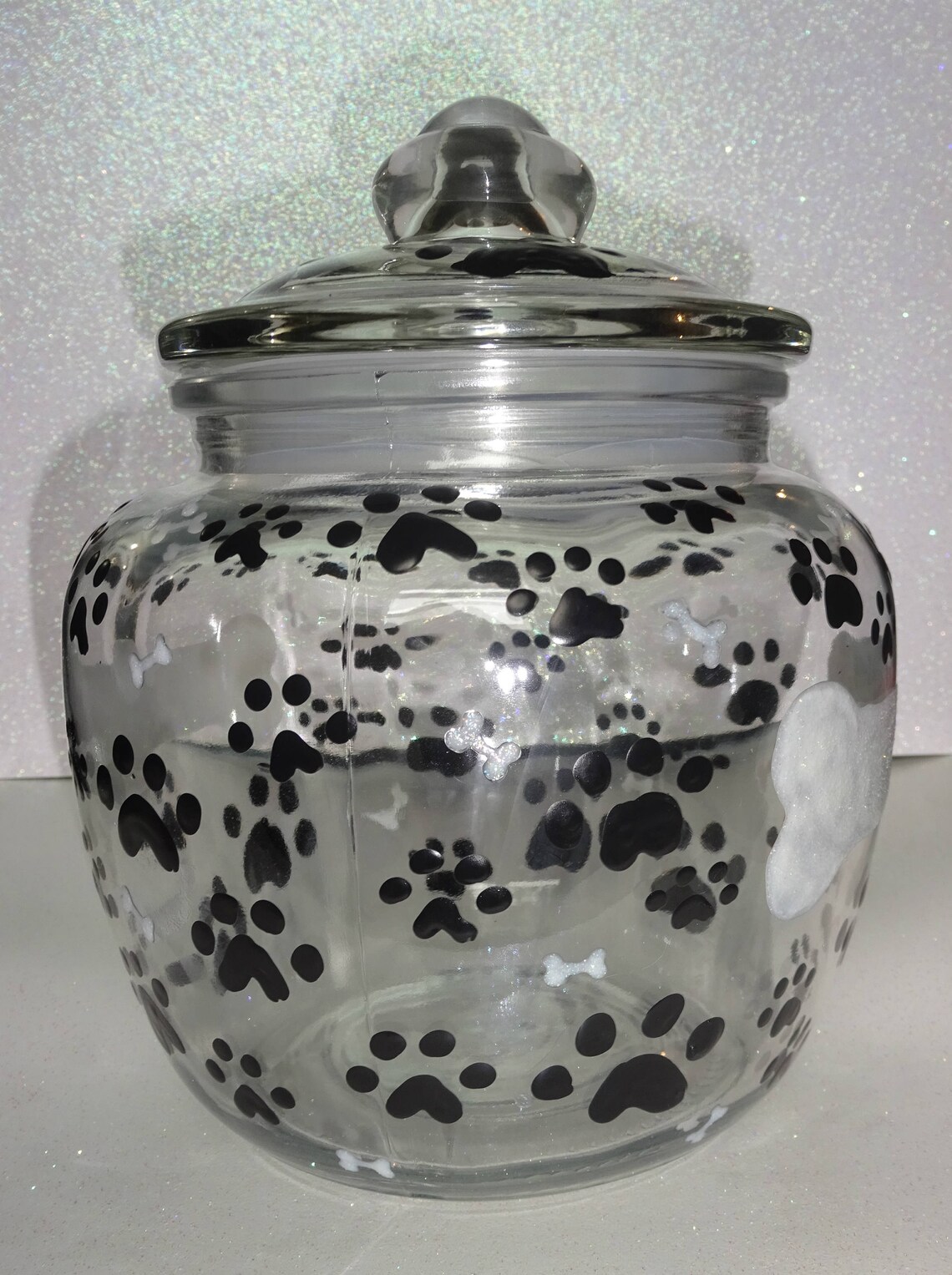 Paws and Bones Treat Jar - Etsy