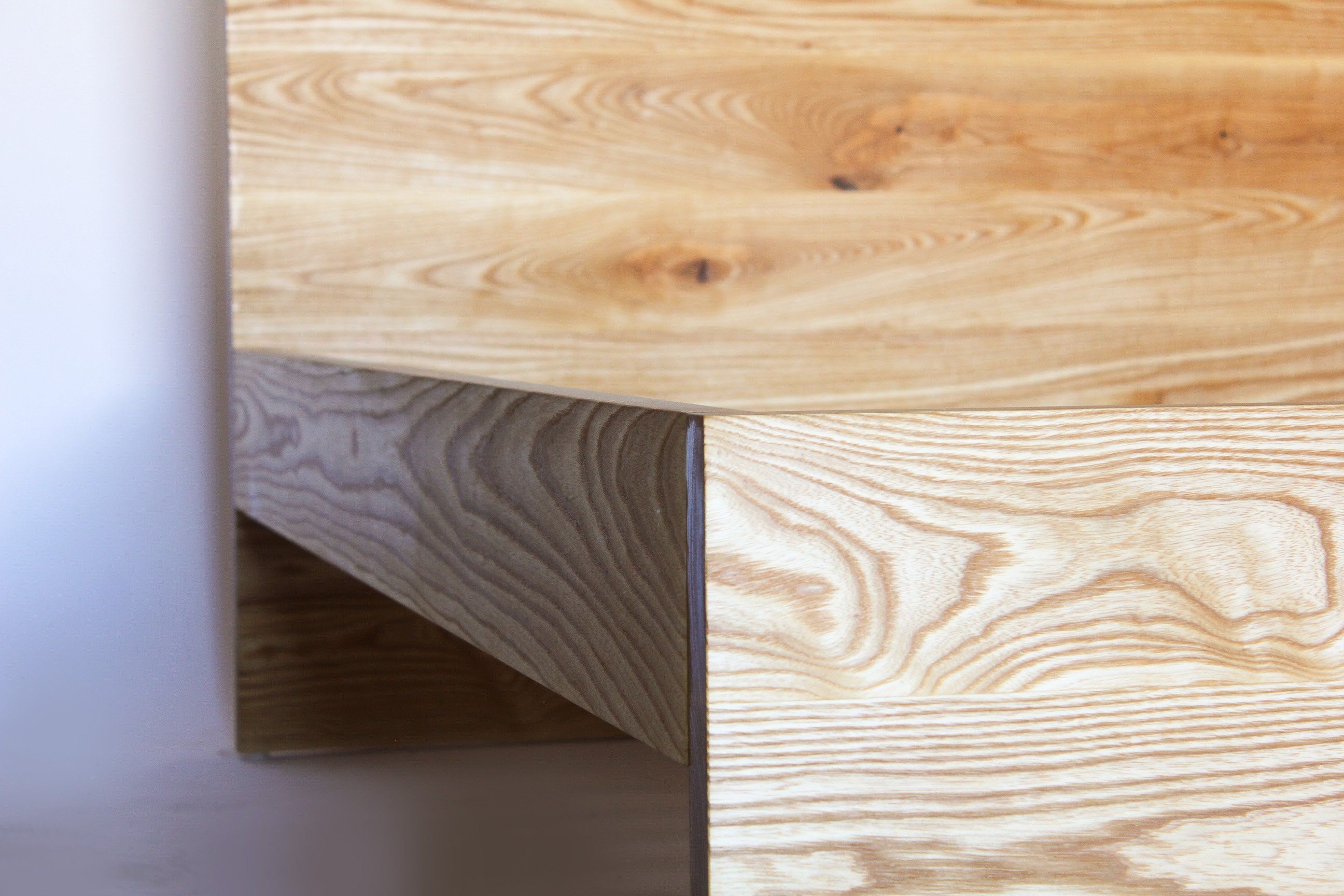 Modern Solid Wood Bed Frame Customizable Bed Full Head - Etsy