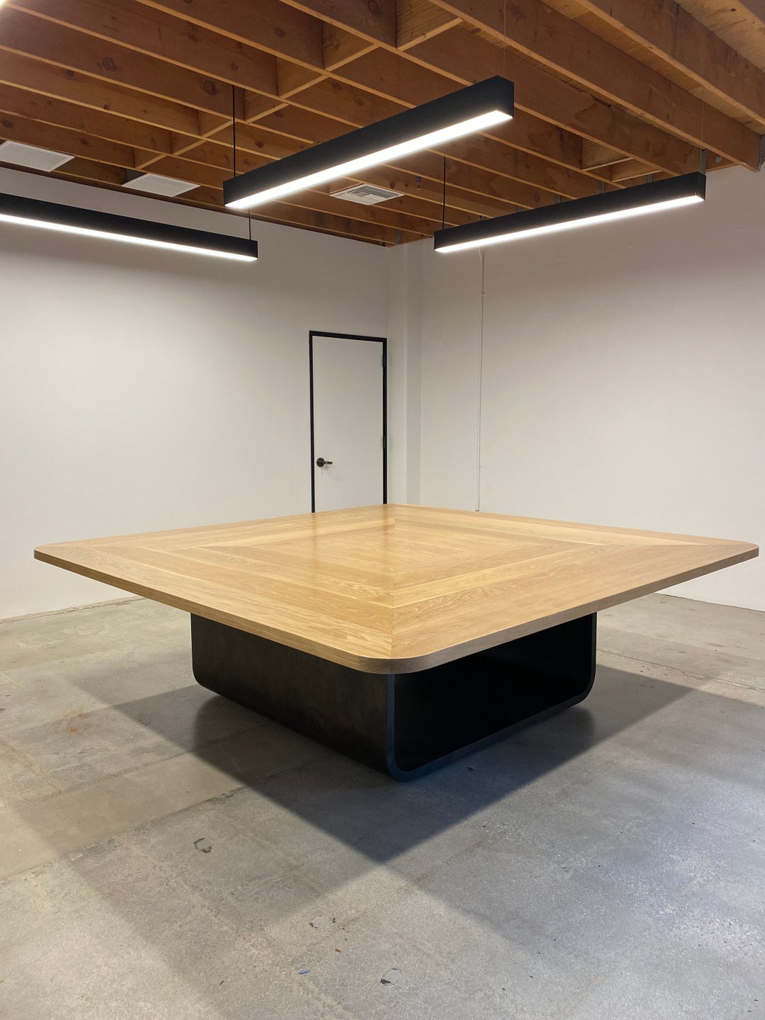 Industrial Steel Conference Table, Custom Conference Table - Etsy