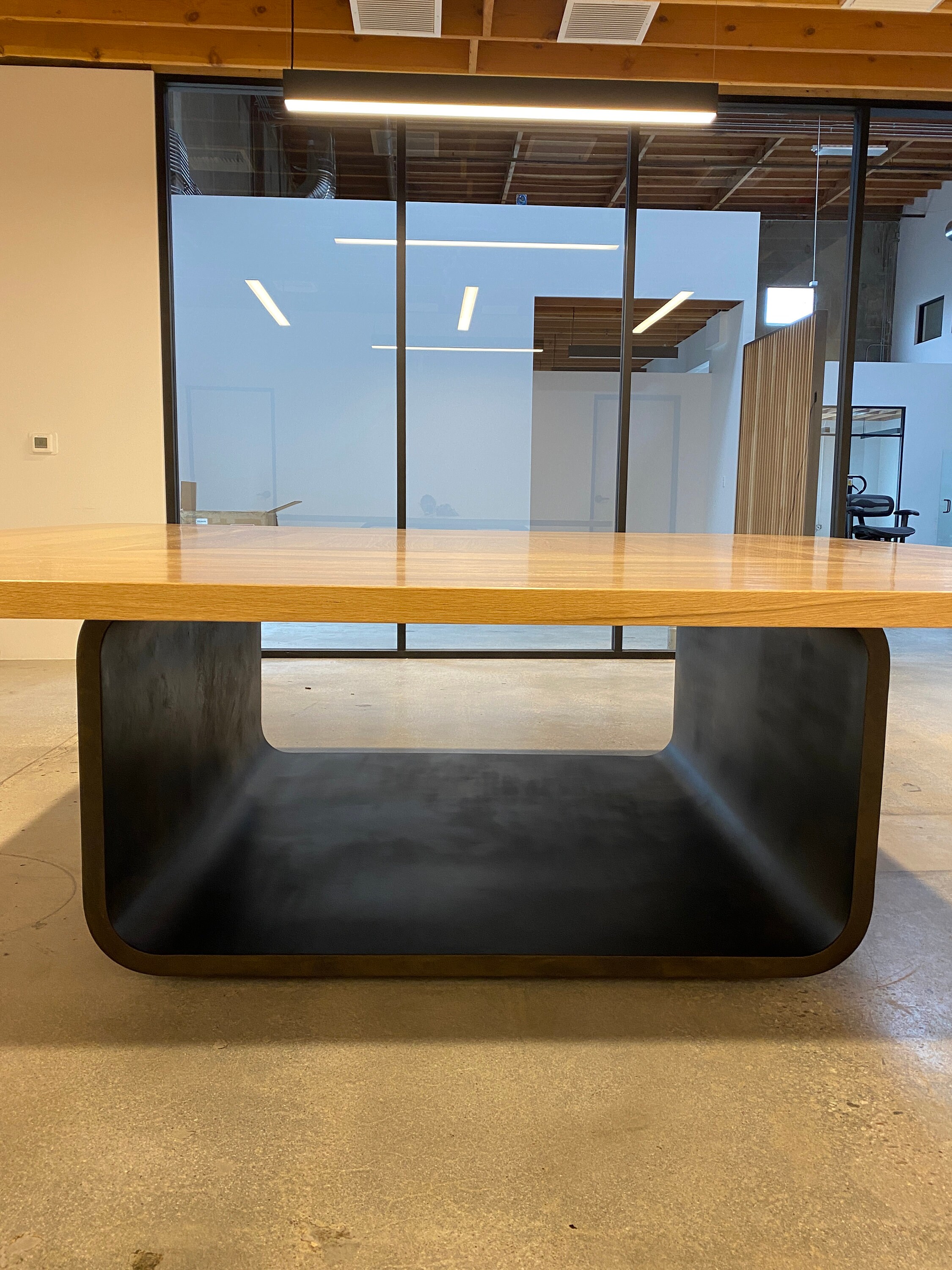 Industrial Steel Conference Table, Custom Conference Table - Etsy