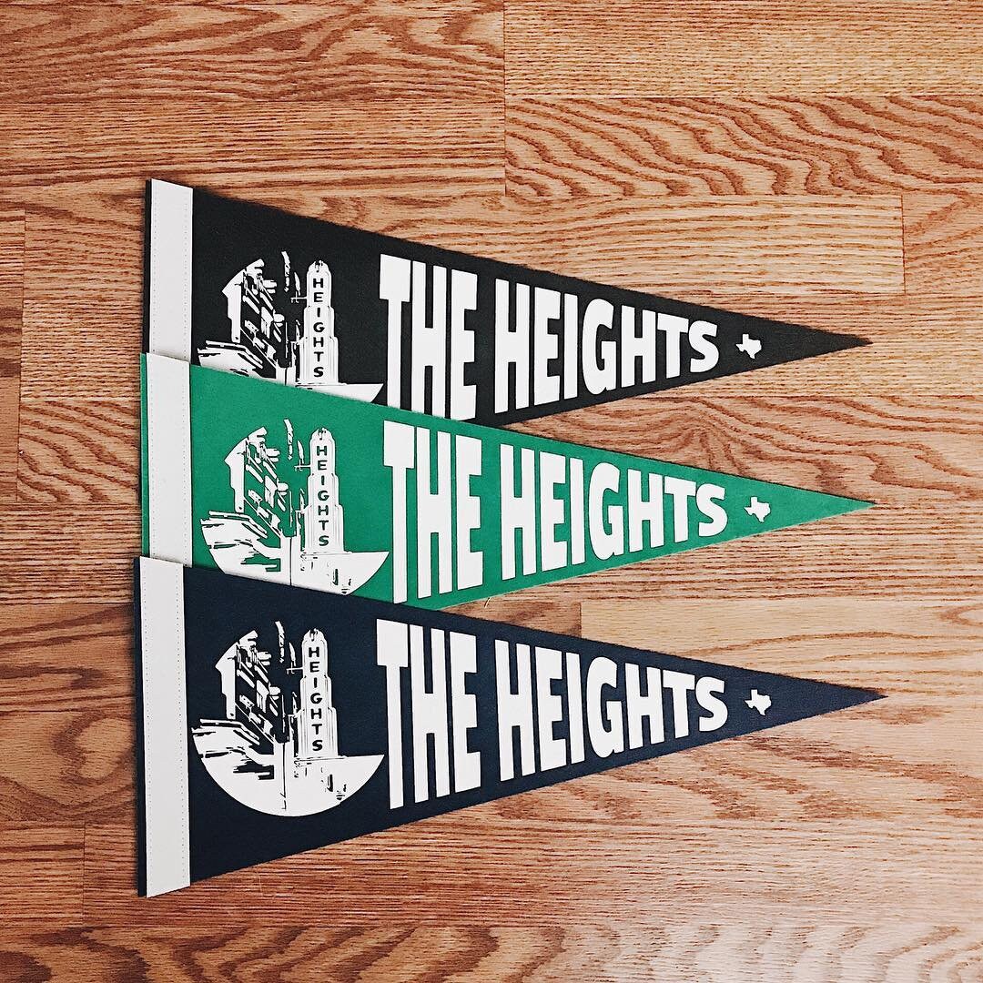 The Heights Felt Pennant - Etsy