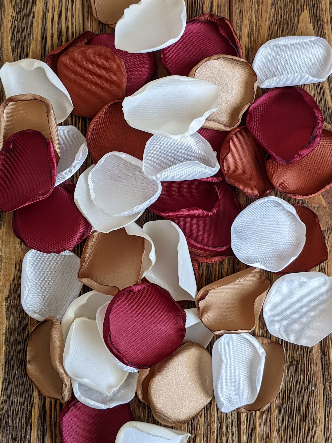 Rust Burgundy Mixture of Flower Petals for Entrance Wedding Decor ...