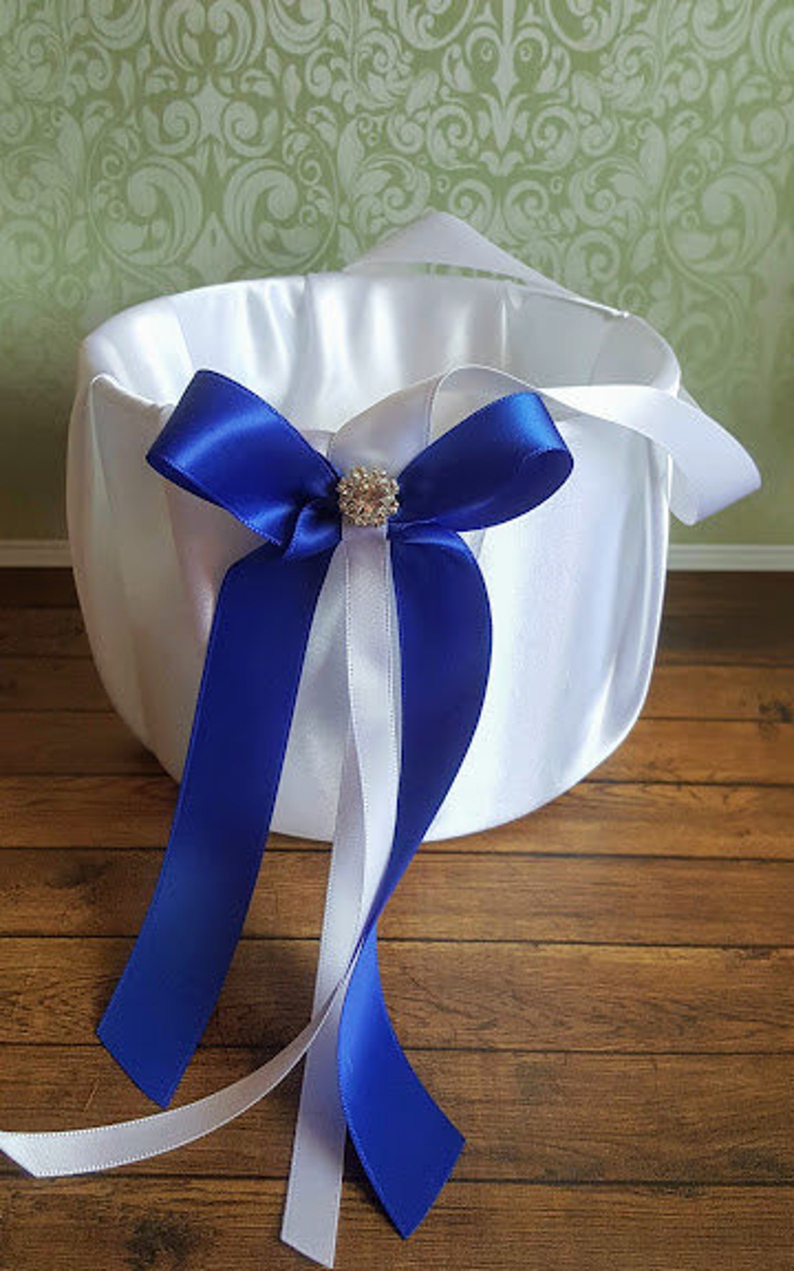Royal Blue Flower Girl Basketwedding Ceremony Basket for - Etsy