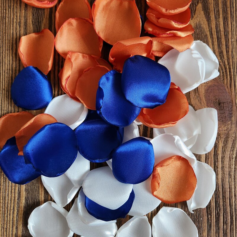 Royal Blue and Orange Wedding - Etsy