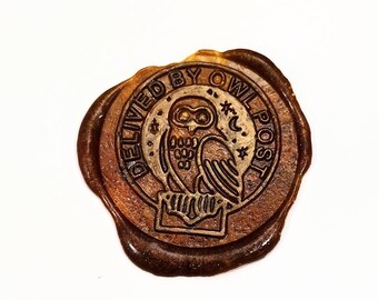 Owl Post Stamp - Etsy