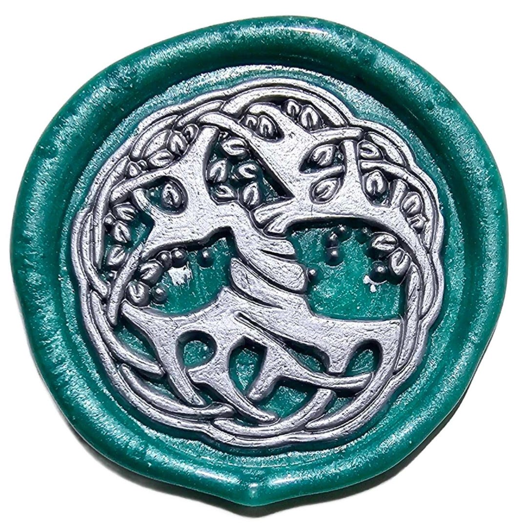 Tree of Life | 25 Mm | WAX SEAL Stamp | Wedding Invitation | Wax Beads ...
