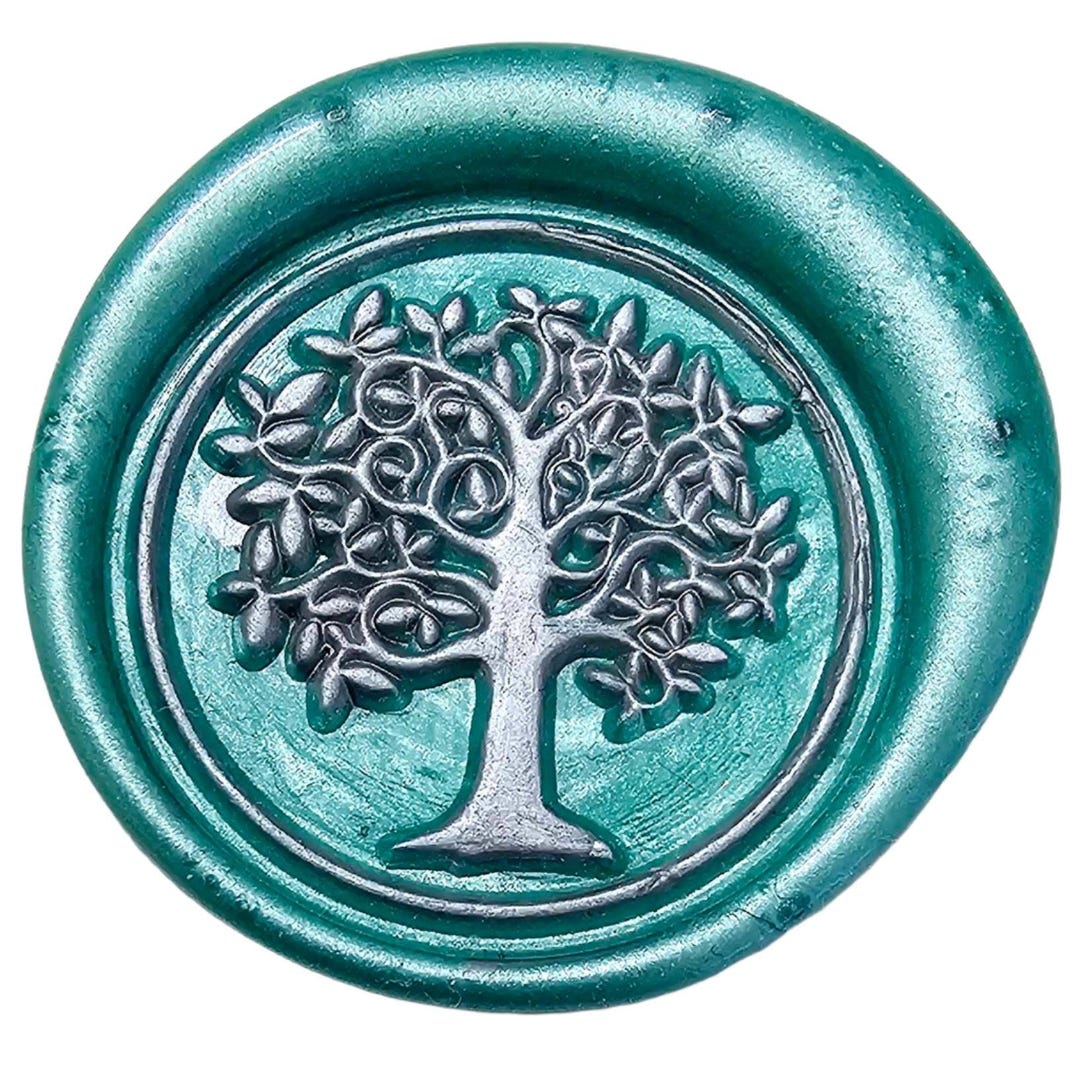 Tree of Life | 25 Mm | WAX SEAL Stamp | Wedding Invitation | Wax Beads ...